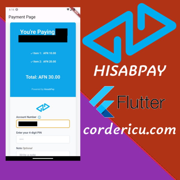 HesabPay Payment Gateway Integration in Flutter - CODERS ICU