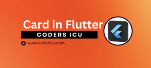 ListTile in Flutter - CODERS ICU