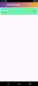 ListView in Flutter - CODERS ICU